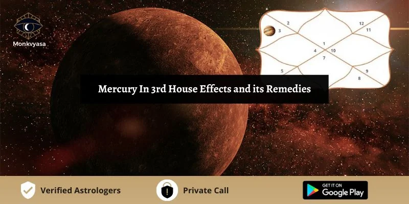 Mercury In 3rd House Effects and Its Remedies | Monkvyasa